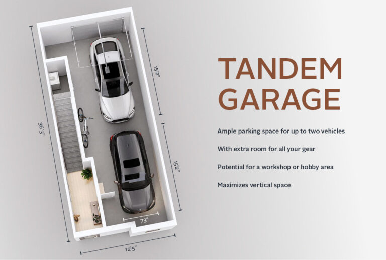 Discover the Tandem Garage Design - Trico Homes