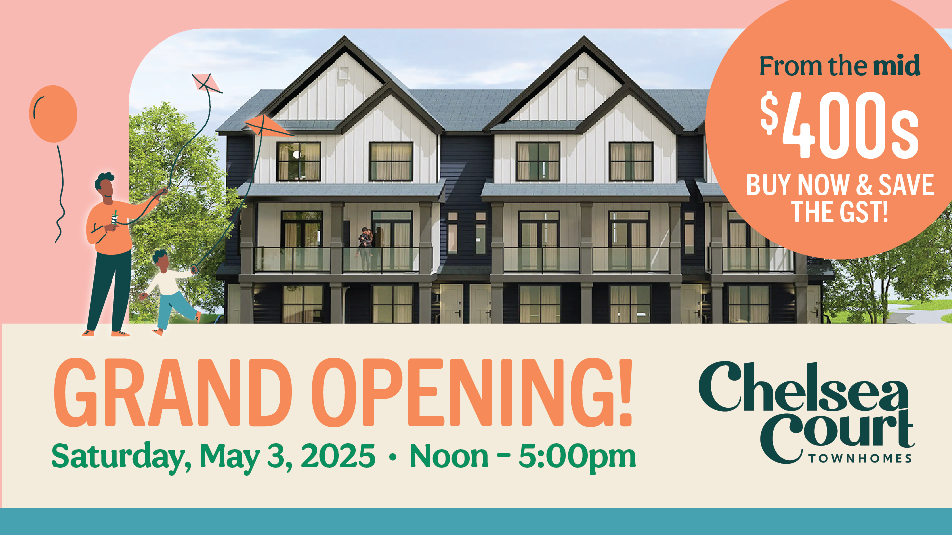 Join Us For The Grand Opening Of Our 2 New Showhomes at Chelsea Court ...